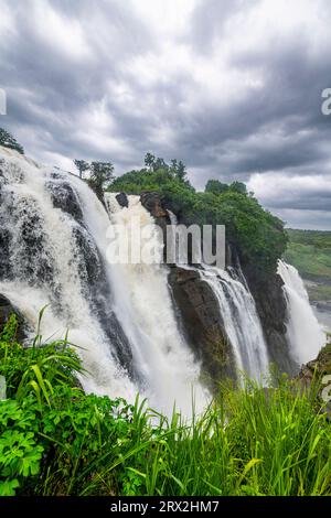 Chute d'eau de Chutes de Boali, République centrafricaine, Afrique ...