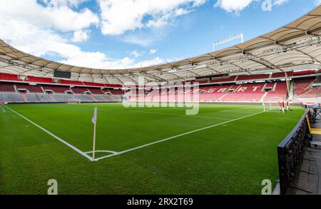 Stuttgart, Allemagne. 22 septembre 2023. Vue de la MHPArena à Stuttgart ...