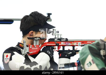 Masaya Endoh (JPN), le 29 SEPTEMBRE 2023 - tir : qualification individuelle de 50m 3 positions ...