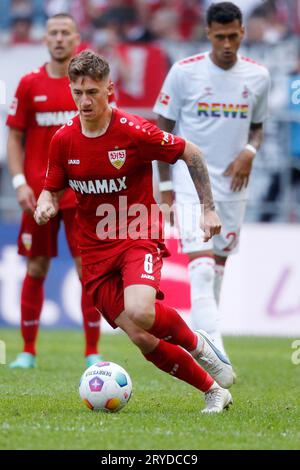 Angelo Stiller (VfB) Sport : Fussball : 1. Bundesliga : saison 23/24, VFB Stuttgart -FC Augsburg ...