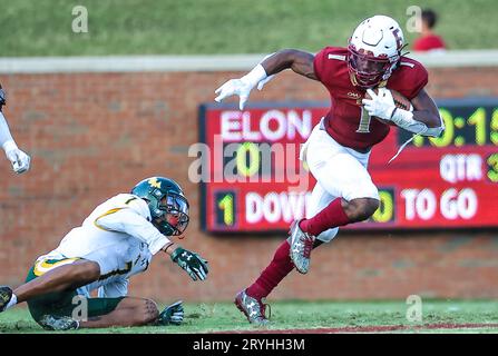 30 septembre 2023 : William & Mary University Senior Nate Lynn (99 ...