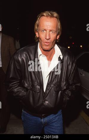 **FICHIER PHOTO** Paul Hogan est décédé. Paul Hogan assiste au match de ...
