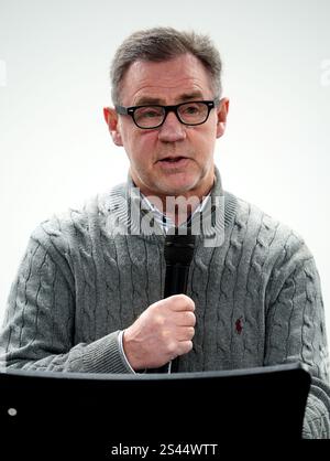 Ancien footballeur Jim Beglin à l'événement Dementia in football au No ...