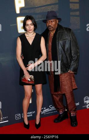 Luise Großmann und Ving Rhames BEI der Premiere des Kinofilms Uppercut ...