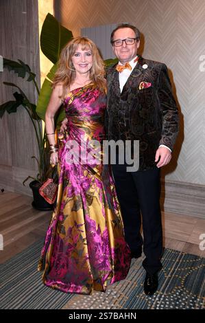 Nanna Kuckuck mit Ehemann Dirk Ullmann beim Presseball Berlin 2025 im ...