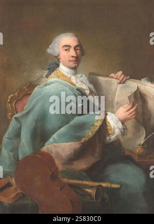 Le portrait du XVIIIe siècle d'Alessandro Longhi représente une noble de la cour italienne. La ...