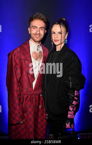 Felix Nieder und Celine Behringer BEI der Bunte New faces Party 2025 ...