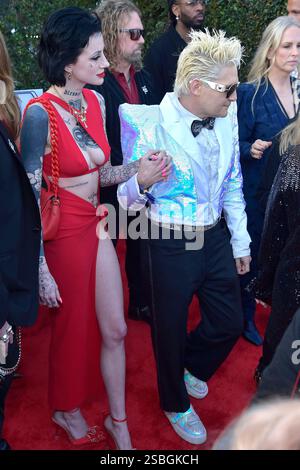 Adrien Skye und Corey Feldman BEI Steven Tyler s Jam pour Janie Grammy ...