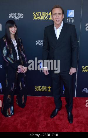 Riko Shibata, Nicolas cage à la 52e cérémonie annuelle des Saturn Awards au Hilton Universal ...
