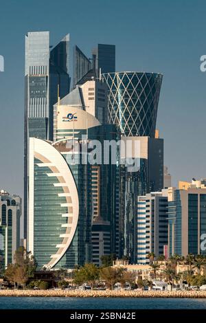 Doha, Qatar - 03 janvier 2025 : vue rapprochée du Sheraton Grand Doha ...