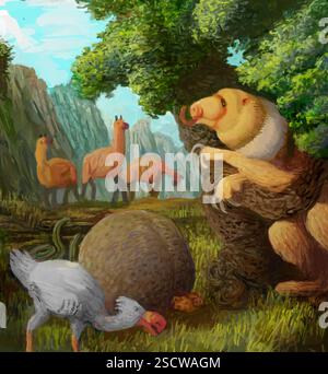 La période Néogène s'étendait de la fin de la période Paléogène il y a ...