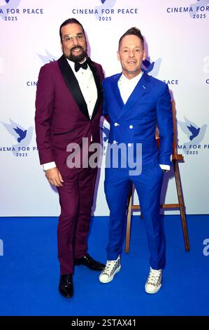 Timo Joh. Mayer und Benjamin Eicher BEI der Cinema for Peace Gala 2025 ...