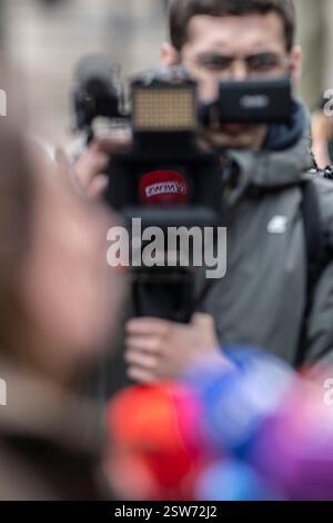 Paris, France. 20 février 2025. Œuvre de Lin Chin-Hsien, originaire de ...