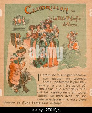 Cendrillon Illustration publiée dans 'les contes de Perrault', par ...