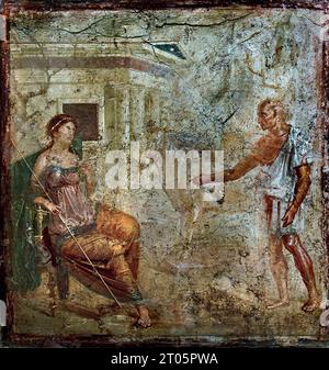 Fresque Pompéi Roman City est situé près de Naples dans la région ...