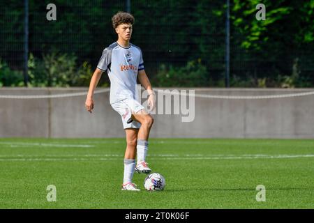 Swansea, pays de Galles. 7 octobre 2023. Filip Lissah de Swansea City ...