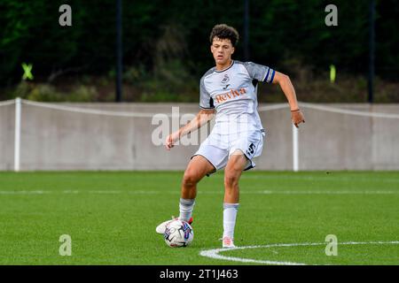 Swansea, pays de Galles. 7 octobre 2023. Filip Lissah de Swansea City ...