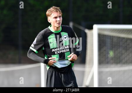 Swansea, pays de Galles. 7 octobre 2023. Casper Nilsson de Brighton ...