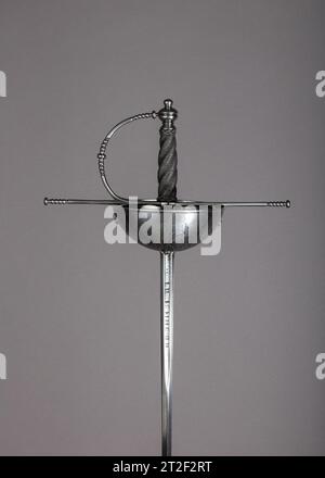 Cup-Hilted Rapier Hilt, espagnol ; lame, allemand, Solingen milieu du ...