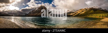 Neige précoce au lac Bow Icefields Parkway Drive Banff National Park ...