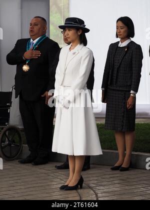 Lima, Pérou. 07 novembre 2023. Son Altesse Impériale la Princesse Kako ...