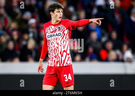 09 novembre 2023, Bade-Württemberg, Freiburg im Breisgau : football ...