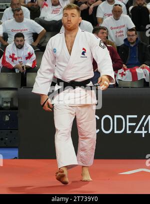 Axel Clerget de France 1e manche - 90 KG hommes lors des Championnats d ...