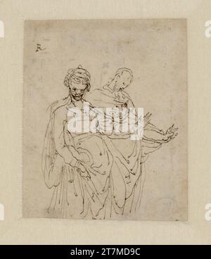 Piero Buonaccorsi gen. Perino del Vaga Fiche d'étude. (Croquis général ...