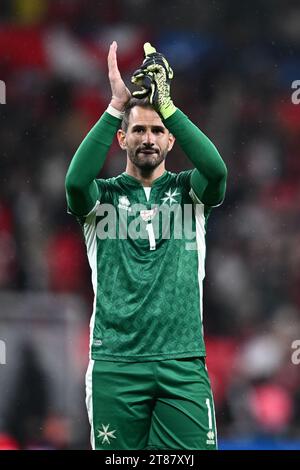 Henry Bonello (M) au match de qualification Angleterre - Malte UEFA ...
