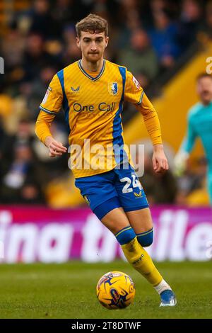 Lewis Brunt de Mansfield Town lors du match de Sky Bet League Two au ...