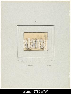Le banquet, Baron, Henri-Charles-Antoine, dessinateur, Moret, graveur ...