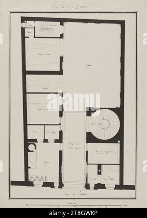 Section et élévation d'une maison située rue le Peletier, 9e ...