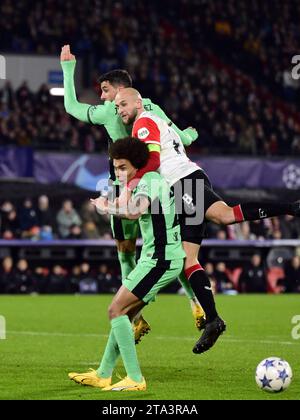ROTTERDAM - 28/11/2023, ROTTERDAM - (de gauche à droite) Jose María ...