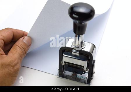 La numérotation automatique machine Photo Stock - Alamy