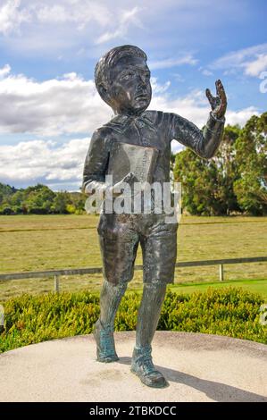 Statue d'Ernest Rutherford (physicien néo-zélandais) au lieu de ...