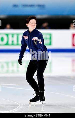 Rio NAKATA (JPN), dans le cadre du Programme court junior masculin, au ...