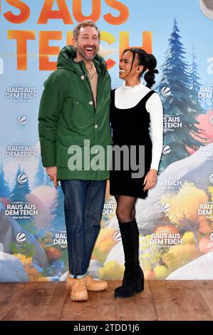 Daniel Boschmann und Aminata Belli BEI der Premiere des Animationsfilms ...