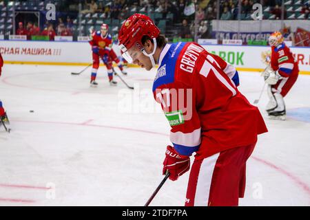 Russie 25 joueur de l'équipe nationale de hockey Bogdan Konyushkov (6 ...