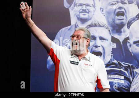 Dartspieler Martin Adams / Wolfie BEI der World Darts Gala 2023 in der ...