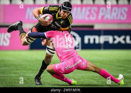 Paris, France. 23 décembre 2023. Teddy Iribaren de la Rochelle lors du ...
