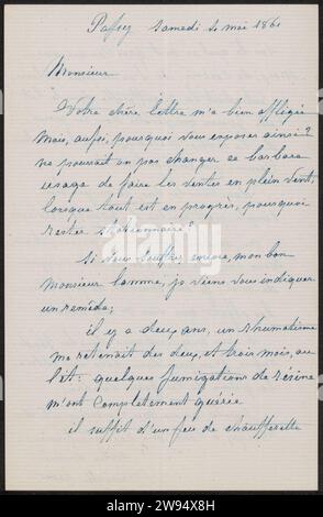 Brief aan ary johannes lampe en Adria Lamme-van Geller, Cornelis Petrus ...