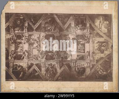 Production photographique des fresques sur le plafond de la Chapelle ...