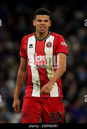 William Osula de Sheffield United lors du match du troisième tour de la ...