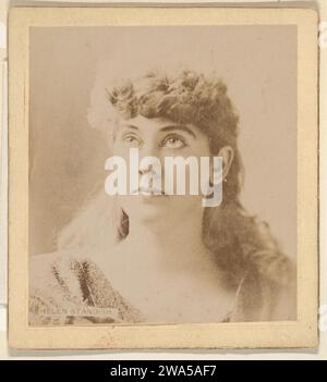 Helen Standish, de la série Actresses (N246), Type 2, publié par Kinney ...