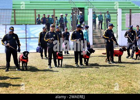4 janvier 2024, Chittagong, M A Aziz Stadium, Bangladesh: dans le cadre ...