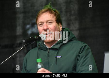 Karl Baer MDB. Gruene Muenchen 08.01.2024 Odeonsplatz Bayerischen ...