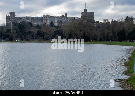 Windsor, Royaume-Uni. 9 janvier 2024. Les terrains de rugby utilisés ...