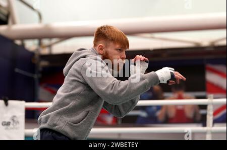 Kiaran MacDonald lors d'une journée médiatique à l'Institut anglais du ...