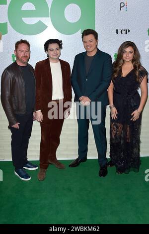 Scott Grimes, Max Burkholder, Seth MacFarlane et Giorgia Whigham BEI der Premiere der Peacock ...