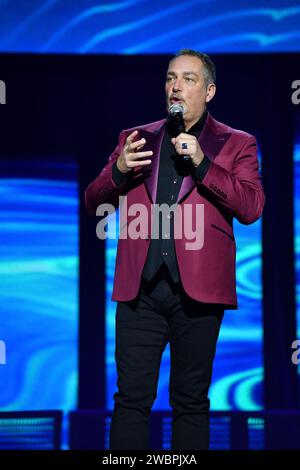 Paris, France. 11 janvier 2024. Yannick Bollore, PDG de Vivendi et fils ...